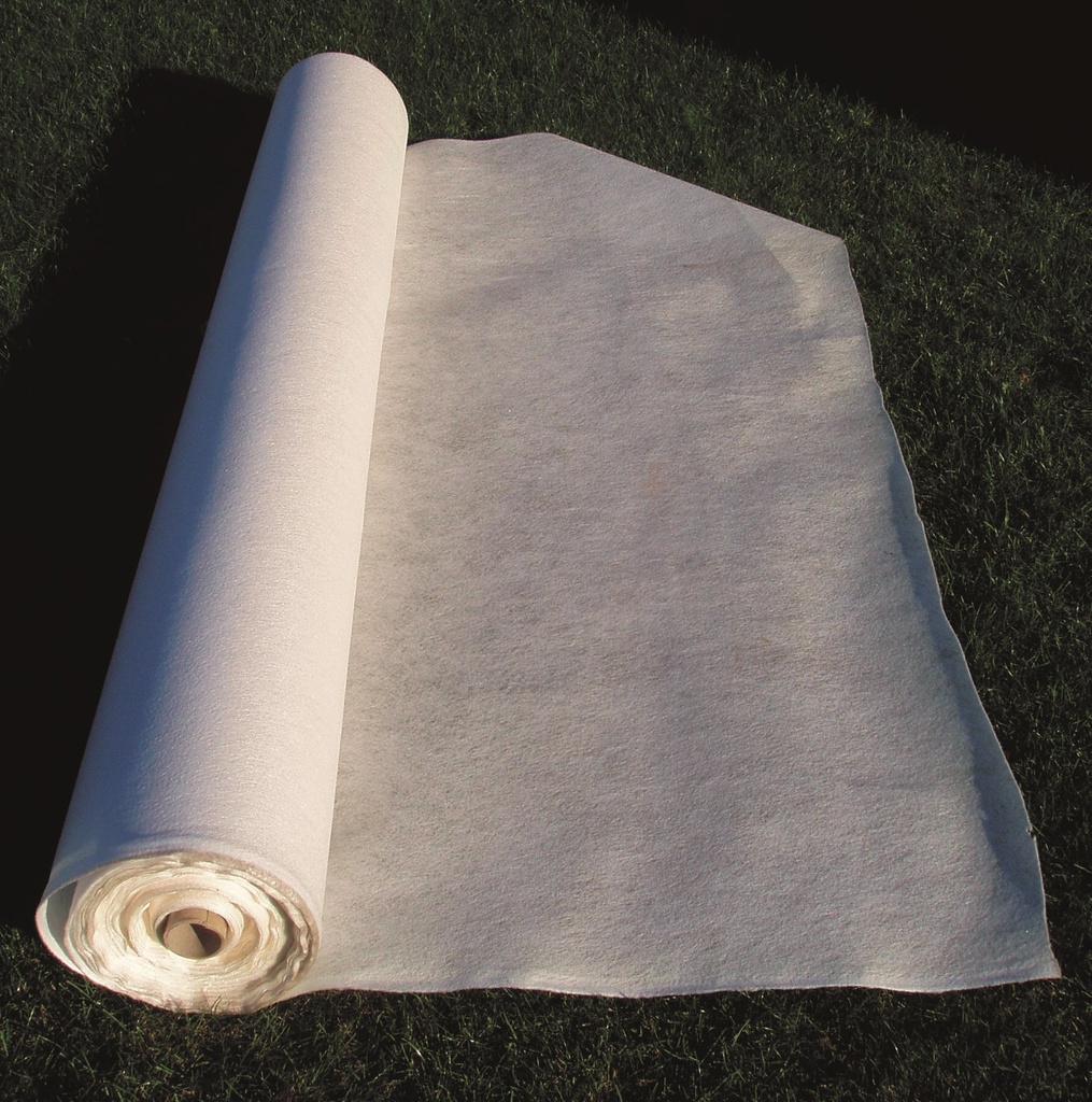 GEOTEXTILE NON TISSE BLANC ROULEAU 2X50M | Houtland